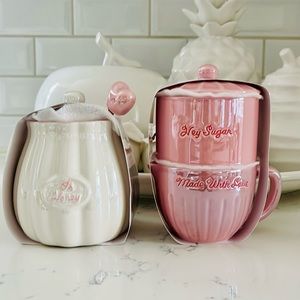 Target | Dining | Target Bulleyes Ceramic Honey Pot Sugar And Creamer ...